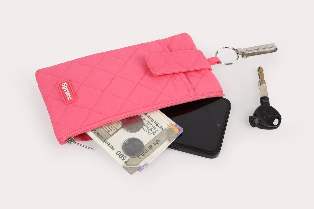 Cell Phone Pouch – Rose milk (Hook) – Spruce