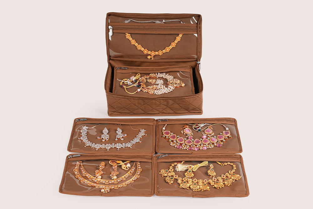 Jewellery Organiser (5P) - Chocolate – Spruce