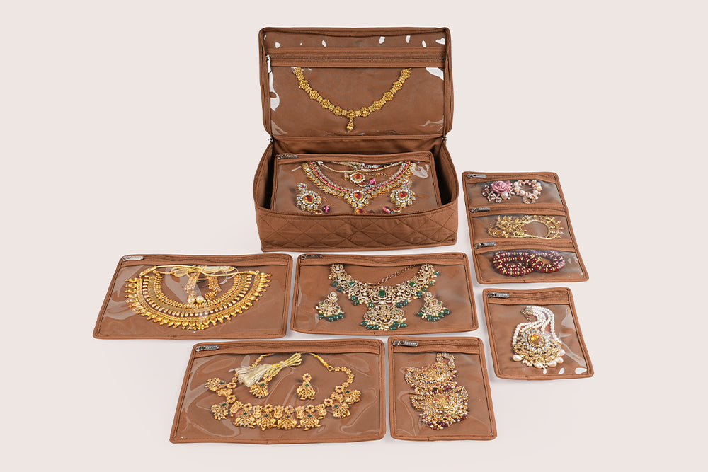 Jewellery Organiser (7P) - Chocolate – Spruce