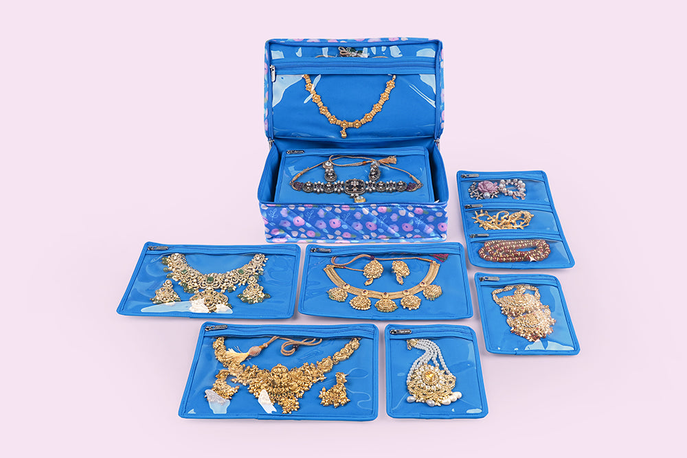 Jewellery Organiser (7P) - Floral fusion – Spruce