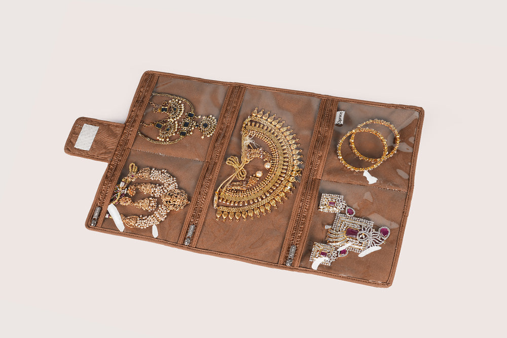 Jewellery Organiser (Foldable) - Chocolate – Spruce
