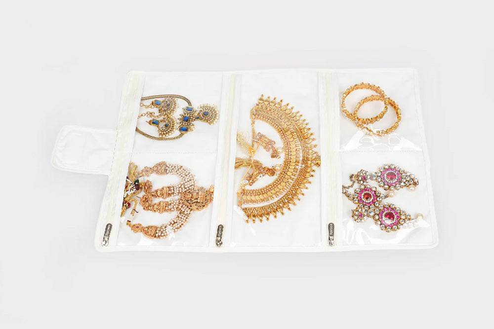 Jewellery Organiser (Foldable) - Pearl – Spruce