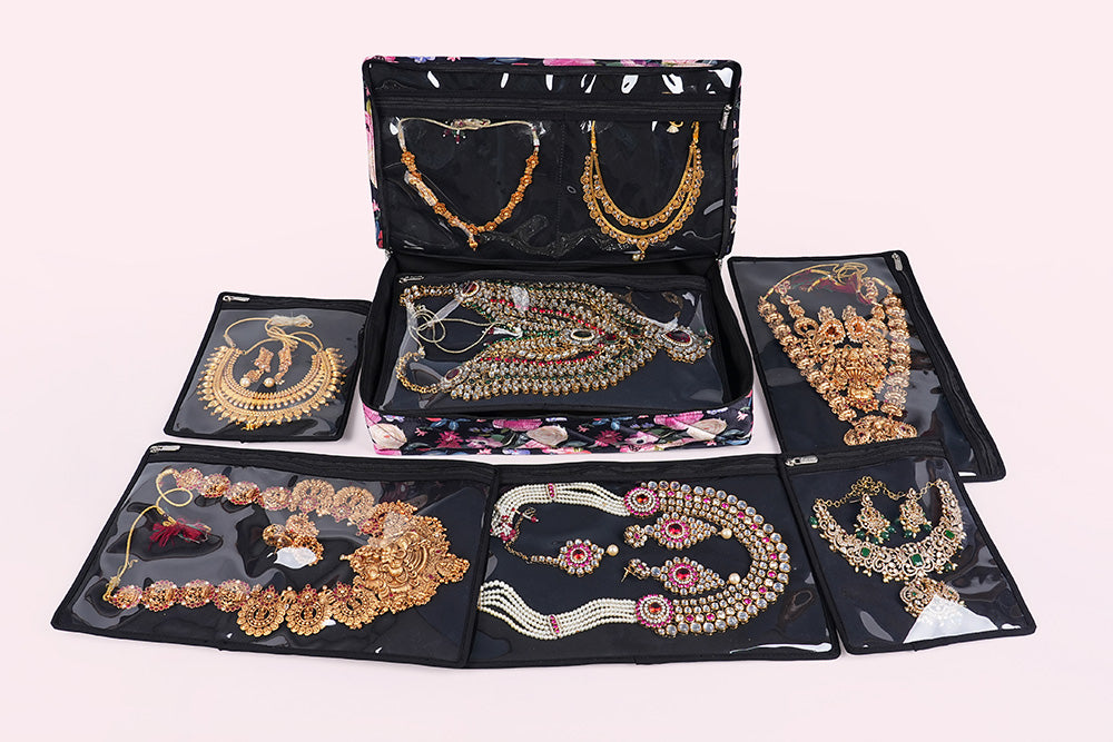 Jewellery organiser (XL) - Floral Dream – Spruce