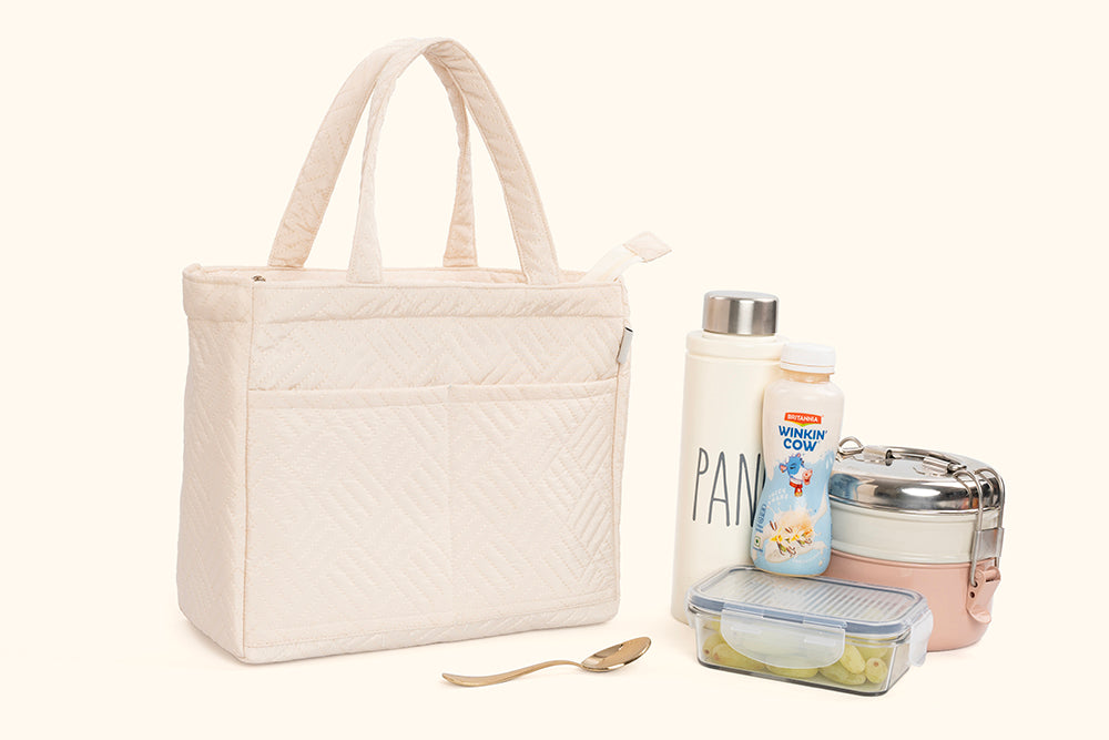 Lunch Bag (2 Pocket) - Cream – Spruce