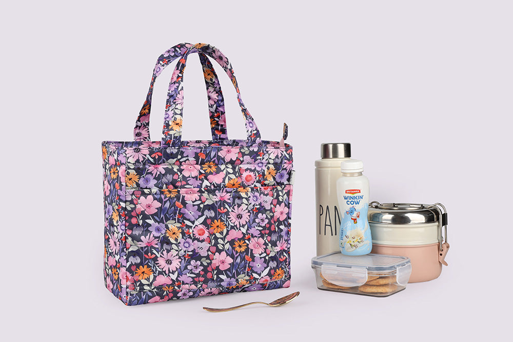 Lunch Bag (2 Pocket) - Lavender Lush – Spruce